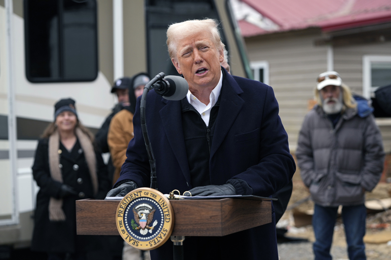 Trump proposes ‘getting rid of FEMA’ while touring disaster areas ...